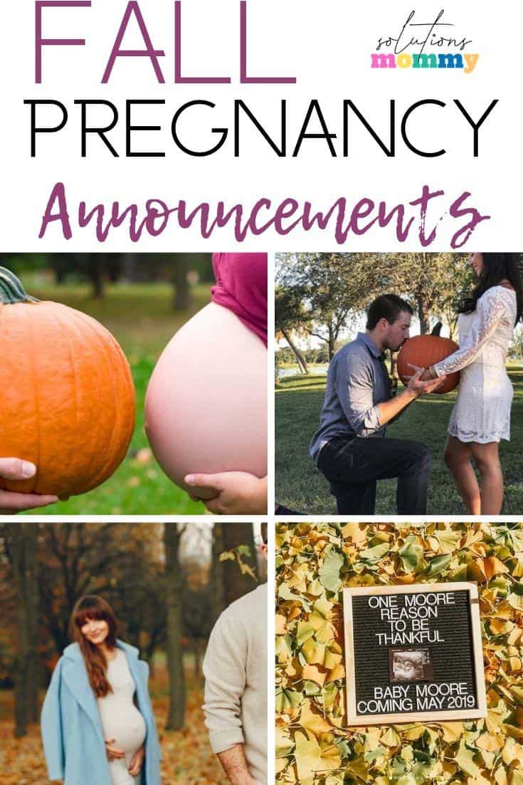 13 Easy Fall Pregnancy Announcements - CraftyMotherFather