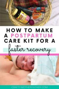 Postpartum Care Kit For After Birth Recovery - CraftyMotherFather
