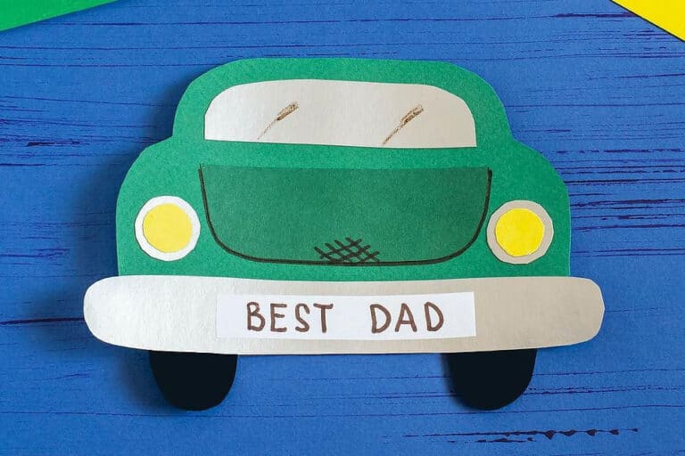 30 Easy DIY Father's Day Cards That Kids Can Make 2024